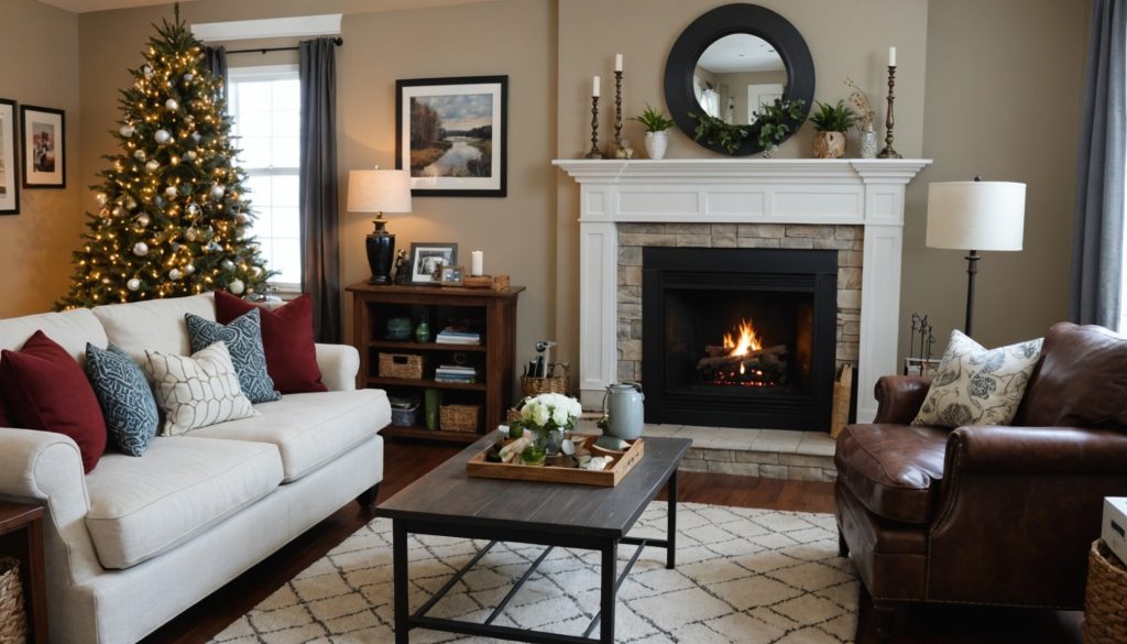 Aménager un coin cheminée cosy dans votre salon - Projets Amenagement